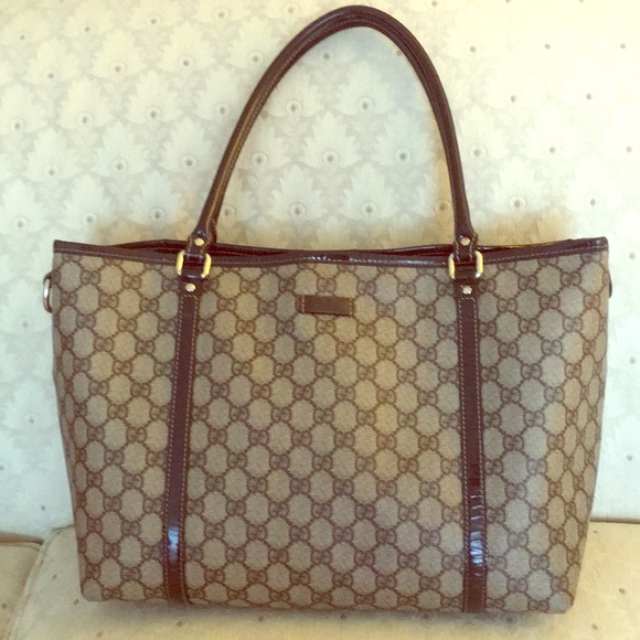 GUCCI med Tote | Bags | Authentic Gucci Shoulder Tote Bag | Poshmark